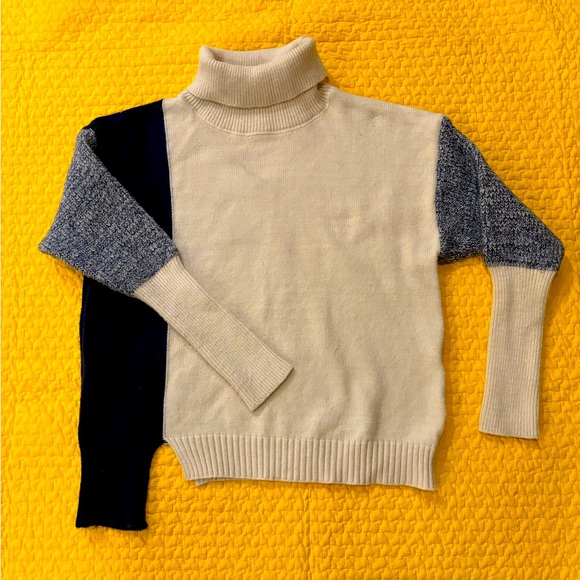 Sweaters | Colorblock Turtleneck Sweater | Poshmark